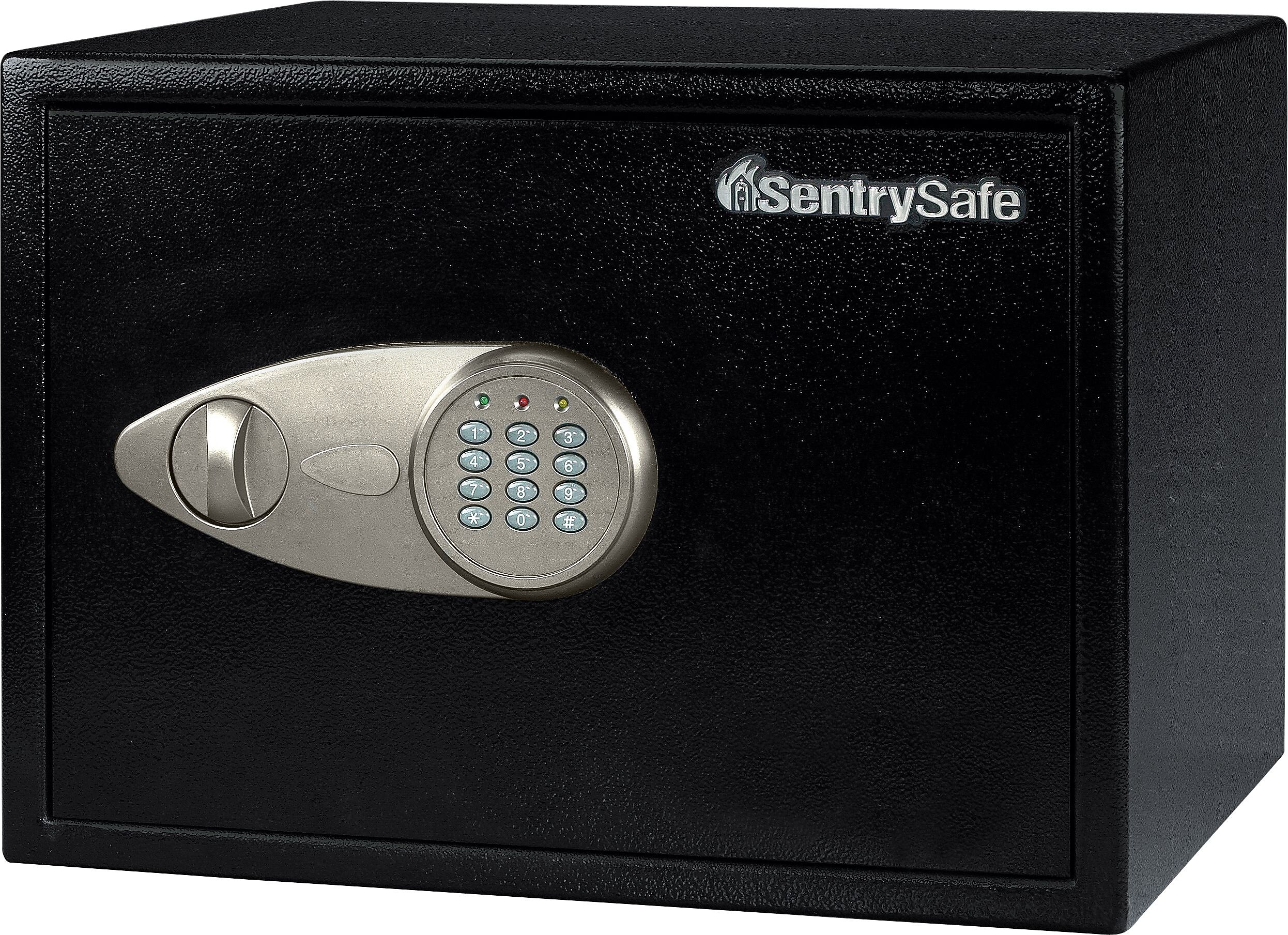 Sentry Electronic Safe w/Lock/Key 17"x14-3/4"x10-3/5" Black X125 ...