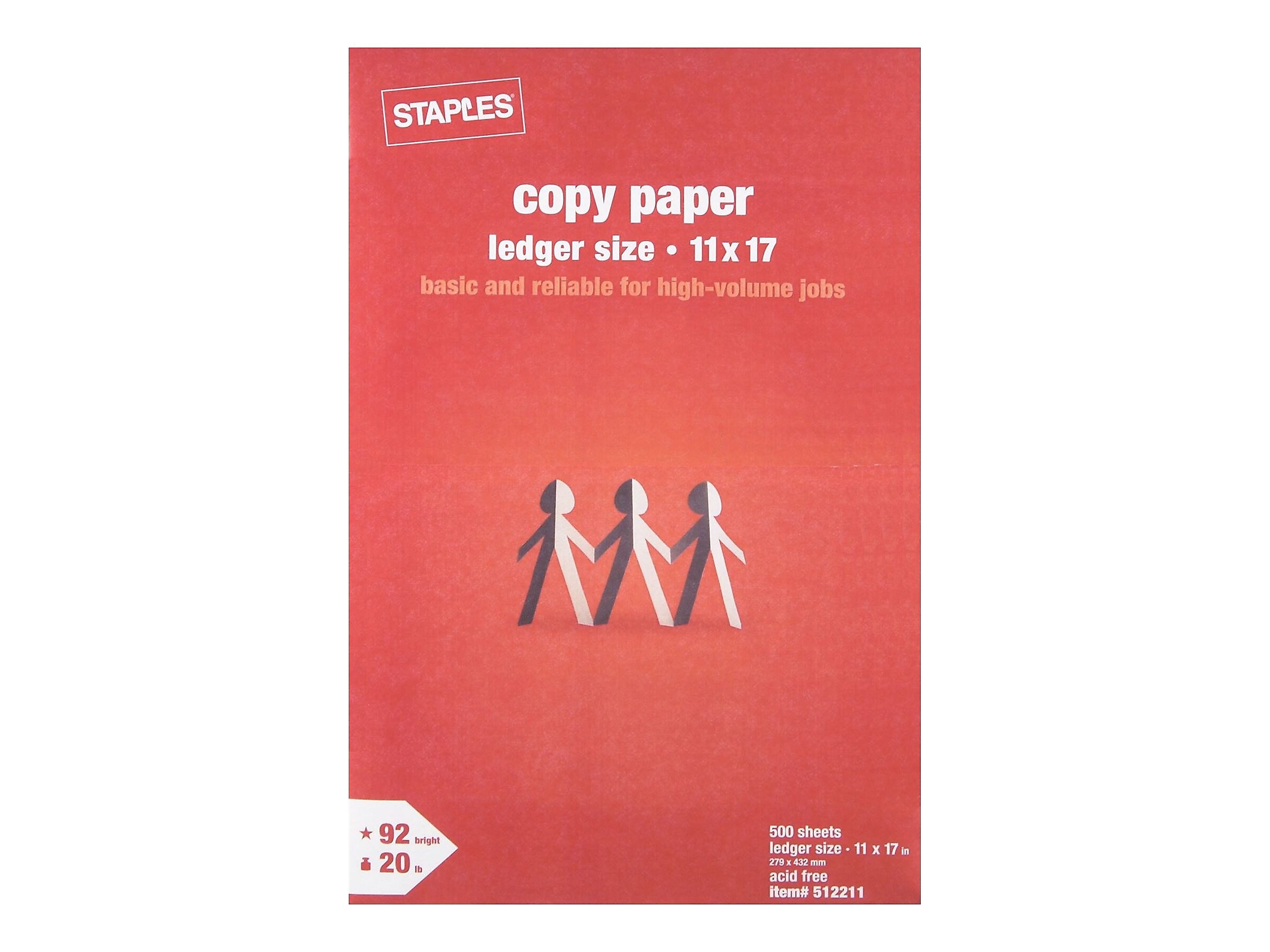 Staples 190450 Copy Paper - 500 Sheet (512211) for sale online | eBay